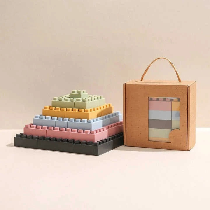 Squishy Squares Silicone Building Blocks - Educational Toy – Simply Squared